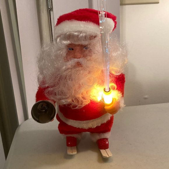 H.P.I. | Holiday | Vintage 983 Dancing Musical Santa With Galaxy Lights ...
